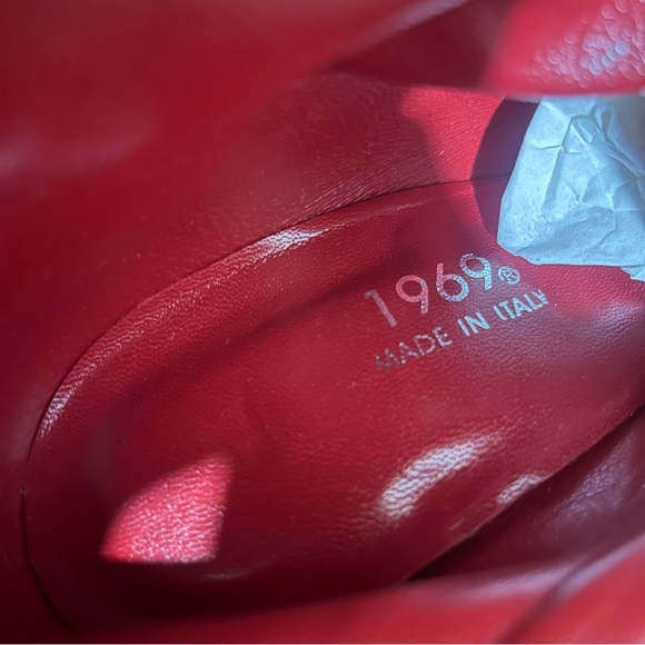 1969 | Shoes | New 969 Made In Italy Nappa Leather Stiletto High Heels ...